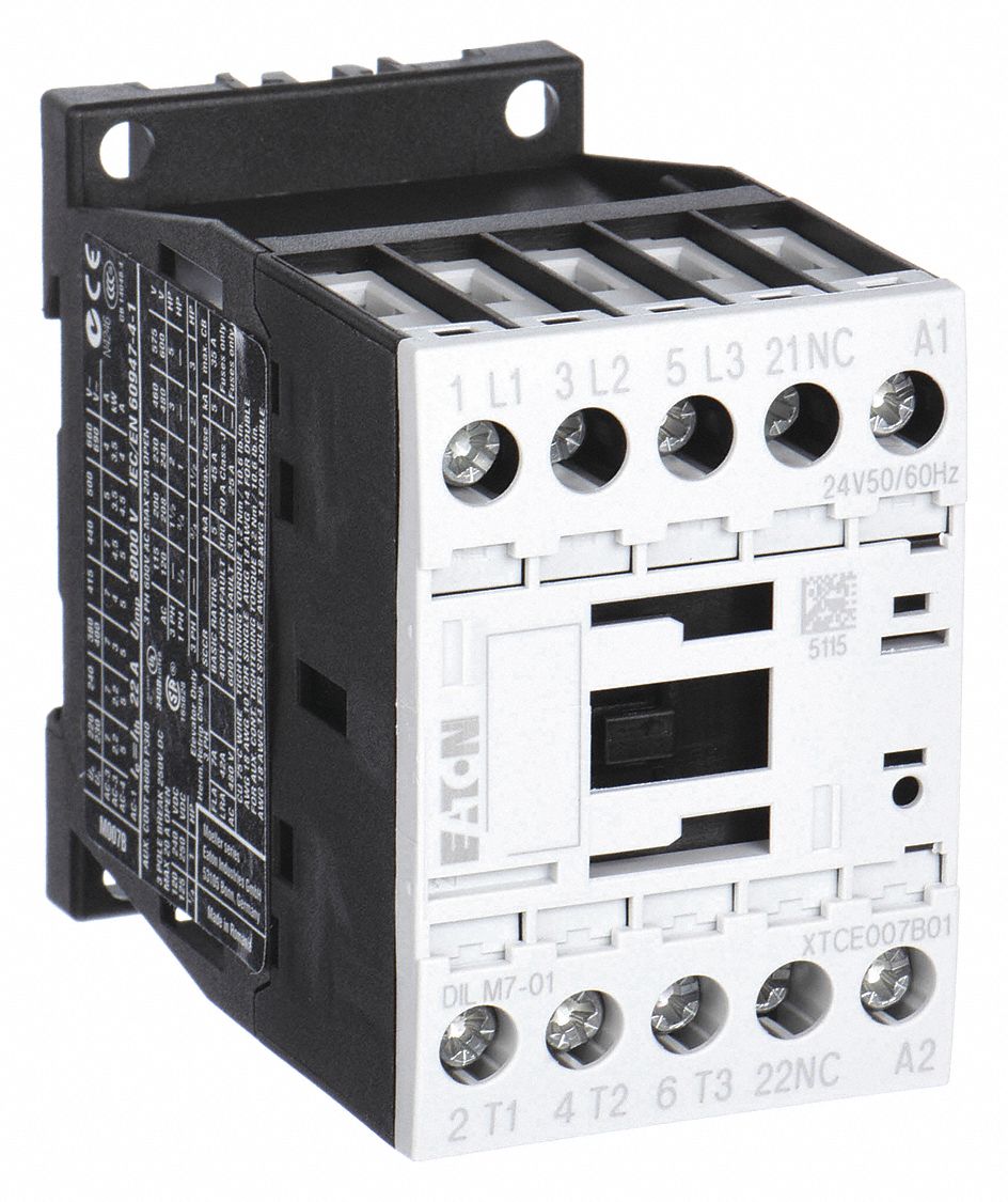 SIEMENS, 3 Poles, 24V DC, IEC Magnetic Contactor - 13Y566 ...