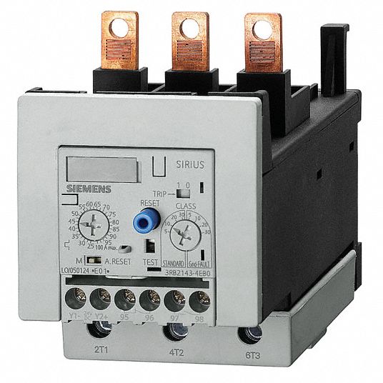 SIEMENS IEC Style Overload Relay, Mfr. Series 3RT104 Contactors, 25 to ...