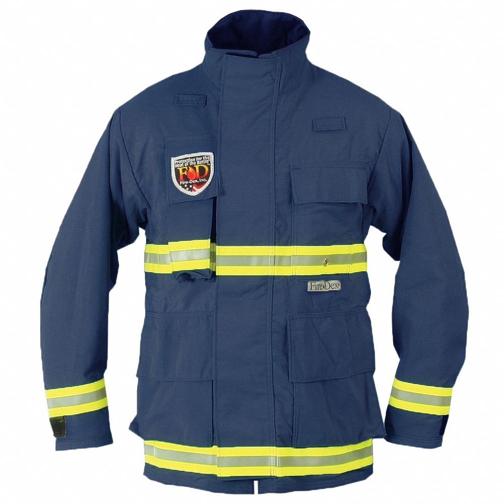 FIRE-DEX, 2XL, Navy, USAR Jacket - 13A302|PCUSARNOMEXNAVY-2X - Grainger