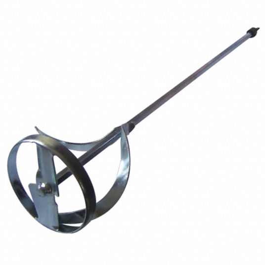 Mud Mixer,4 In Dia,22 L,1/2 In Shank,Stl - Grainger