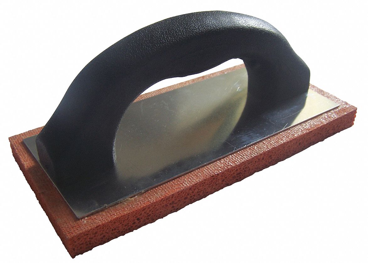 Sponge Float,8 x 4 x5/8 In,Coarse Rubber - Grainger