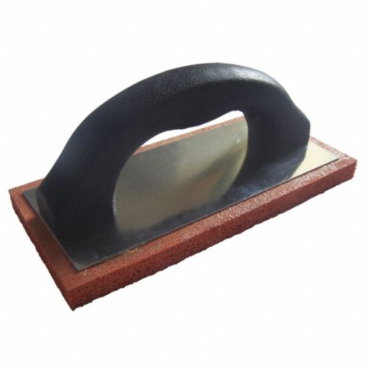 Sponge Float,8 x 4 x5/8 In,Coarse Rubber - Grainger