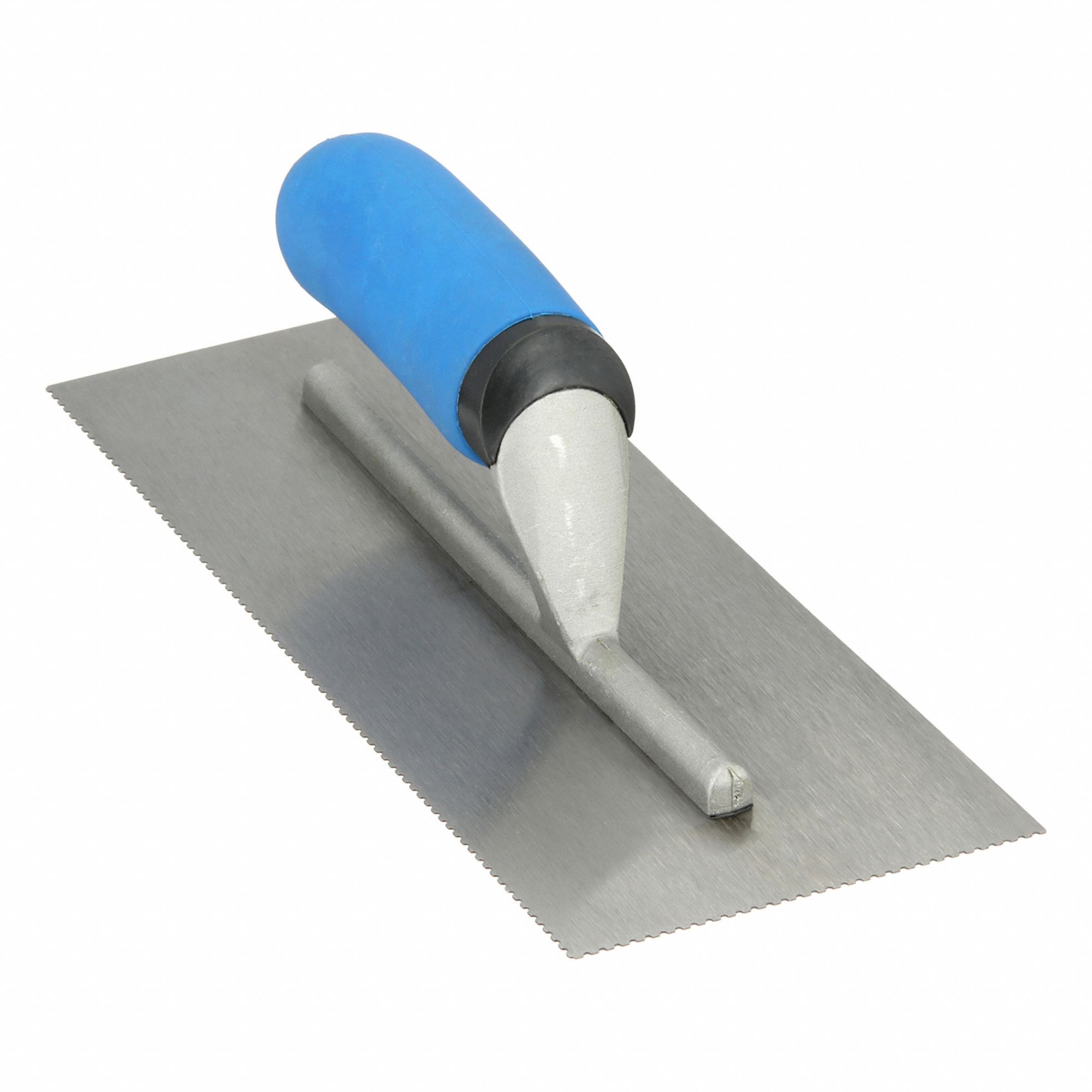 WESTWARD, Blade Shape Square, Handle Material Rubber, Notched Trowel ...
