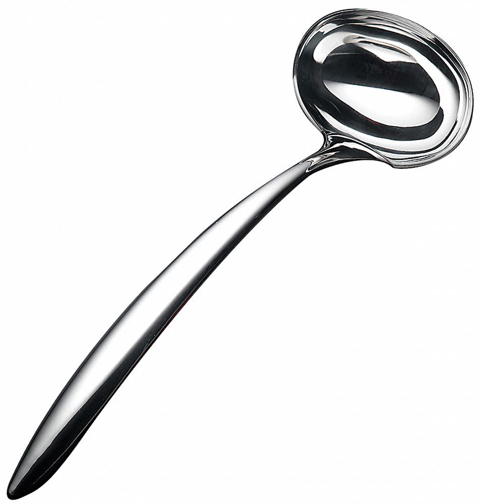 Serving Ladle, 6.00 oz Serving Utensil Capacity, Stainless Steel ...