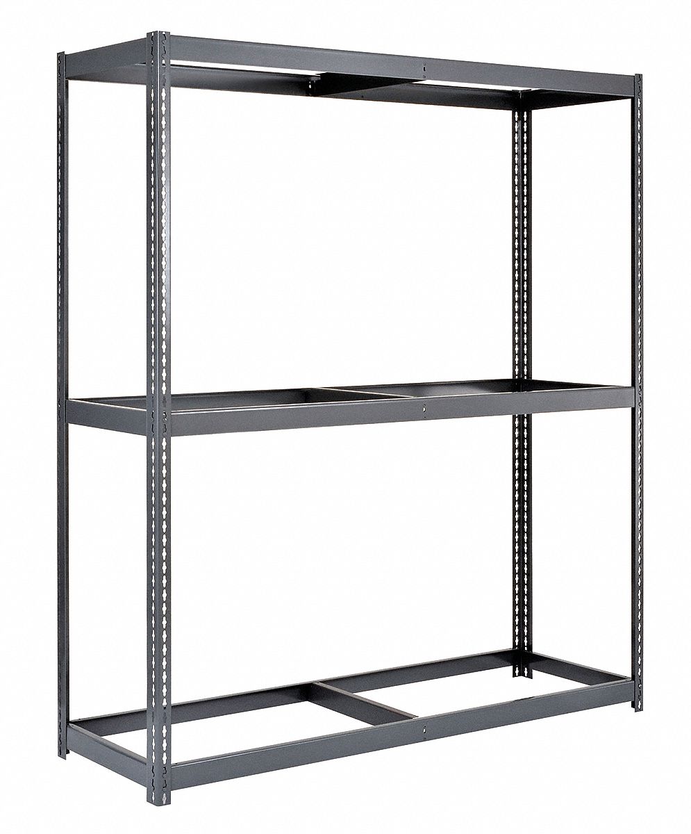 EDSAL, Starter, 48 in x 24 in, Boltless Shelving - 13D110|BSRR-207 ...