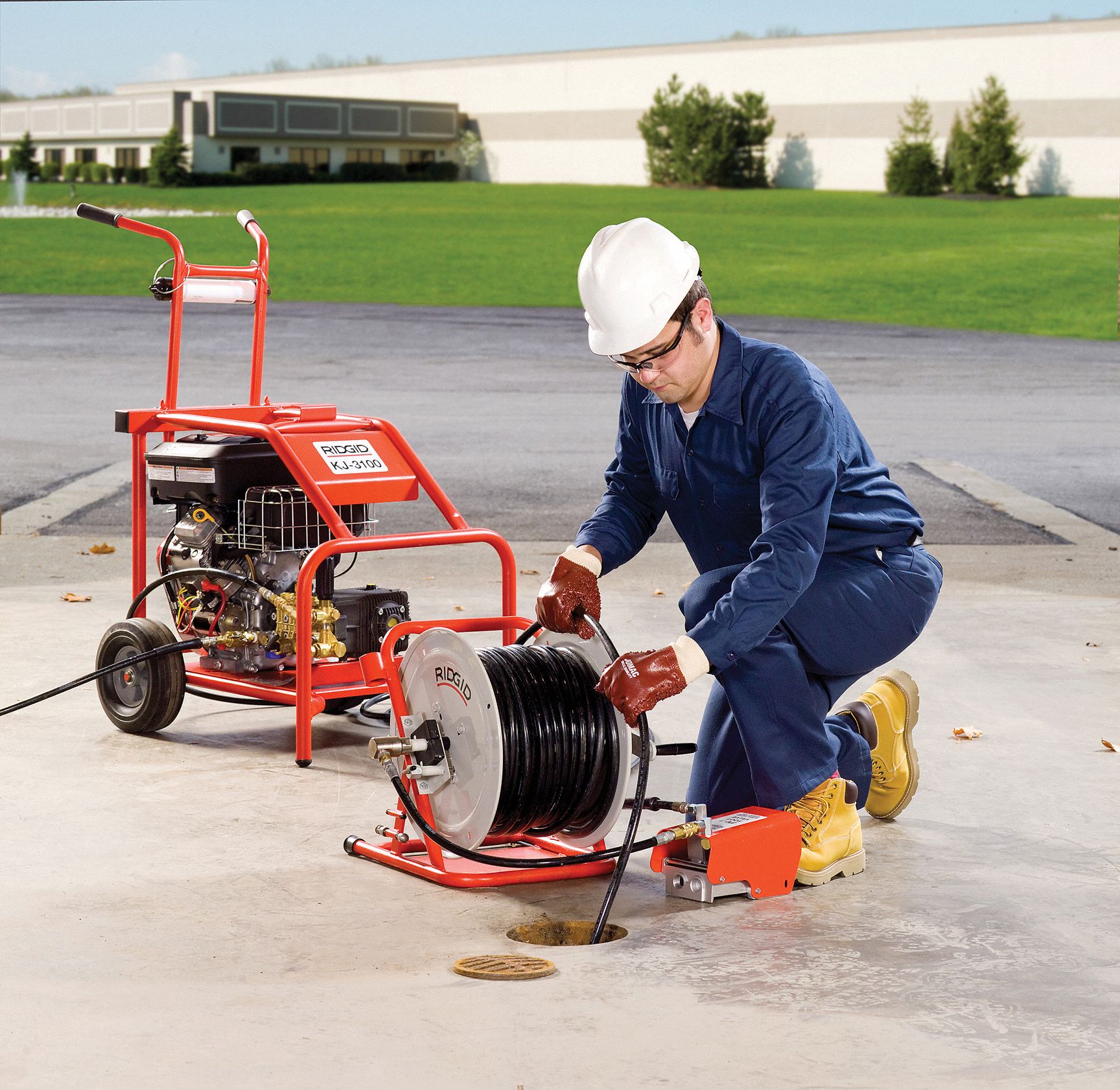 RIDGID Water Jetter Drain Cleaning Machine 2 In To 10 In Drain Line I