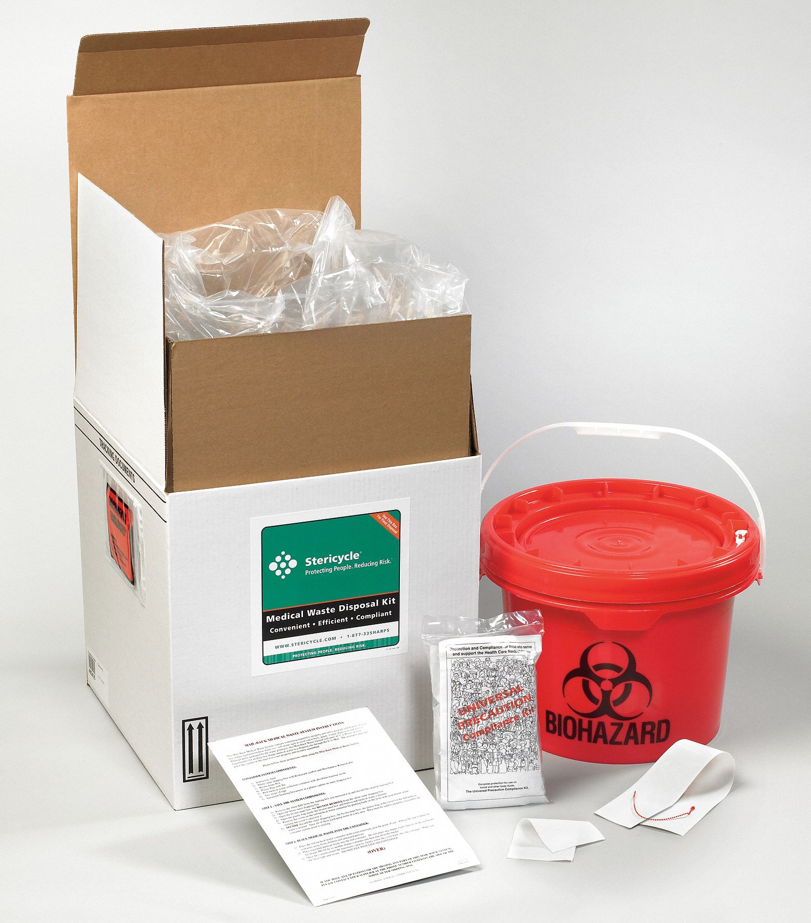 Regulated Medical Waste Mailback System with Spill Kit - Grainger