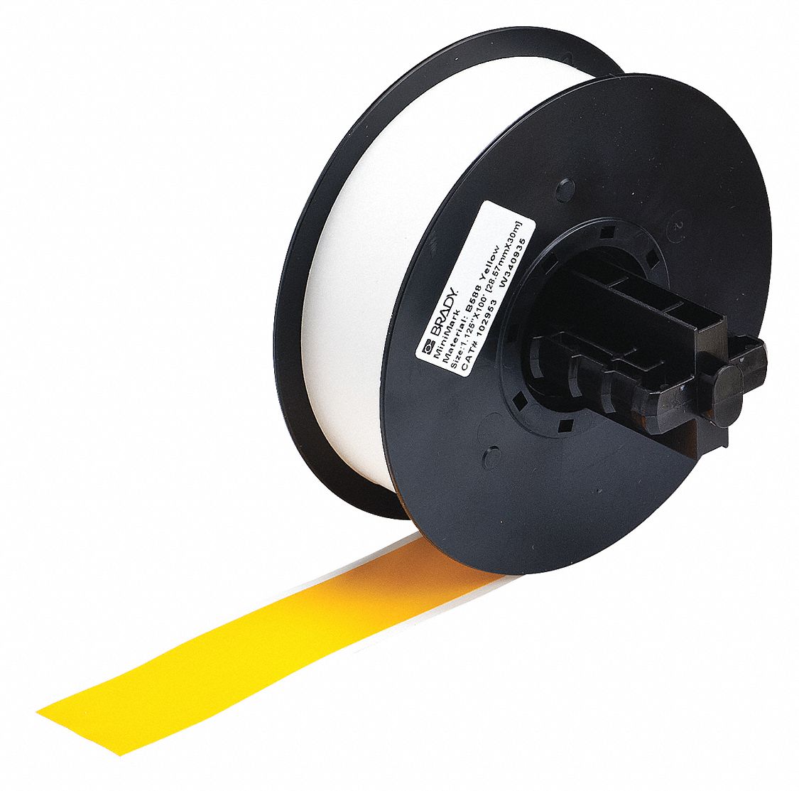 1 1/8 in x 100 ft, Vinyl, Continuous Label Roll - 13C802|113194 - Grainger