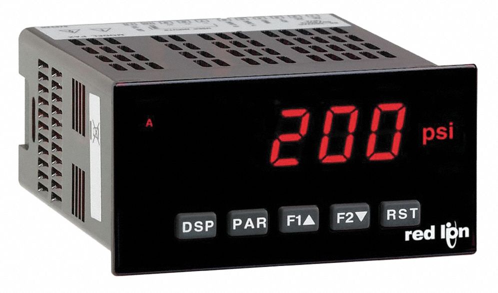 RED LION, 99,999 Display Span - Min, -19,999 Display Span - Max, Dual ...