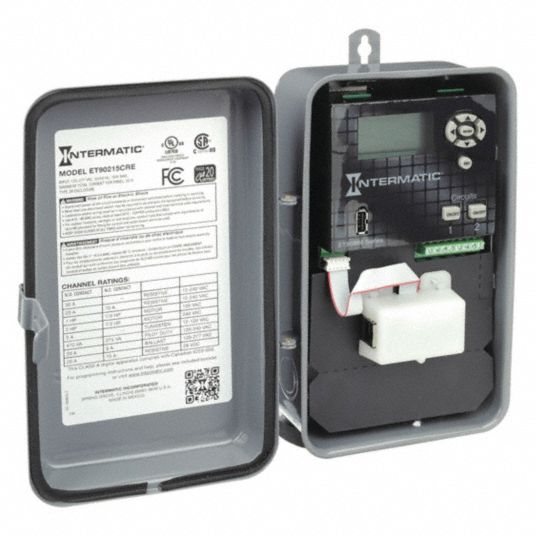 INTERMATIC, 365 day, SPDT, Electronic Timer - 13D107|ET90215CRE - Grainger