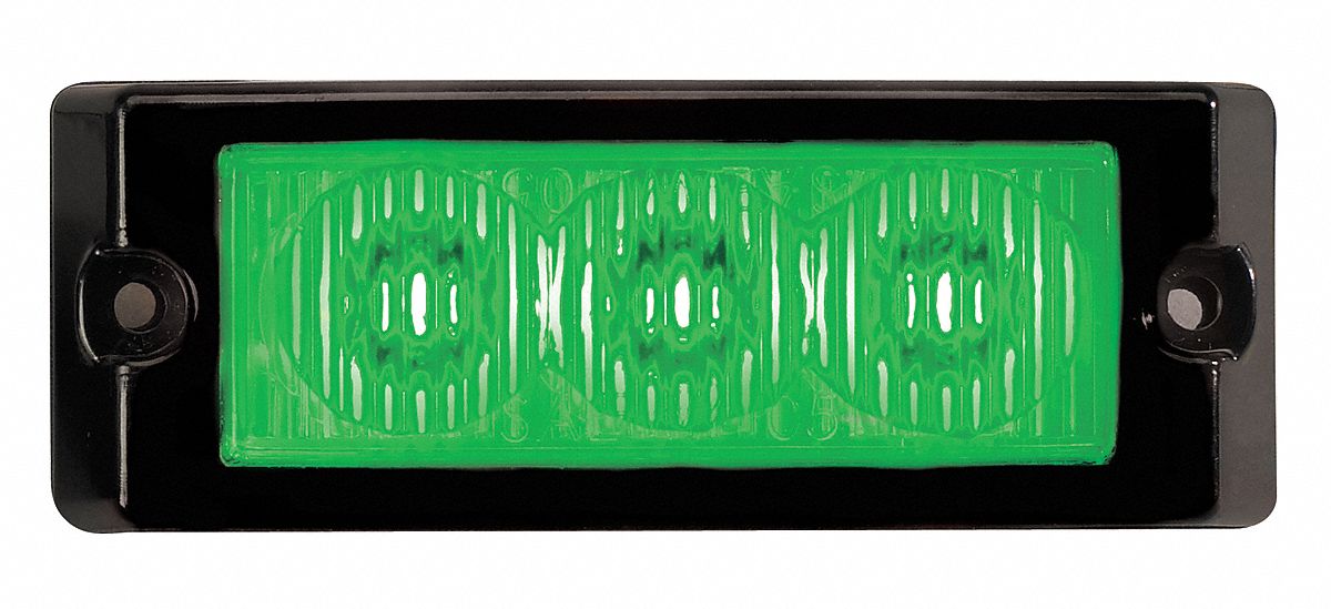 Single Lighthead,3-1/2" L,Green - Grainger