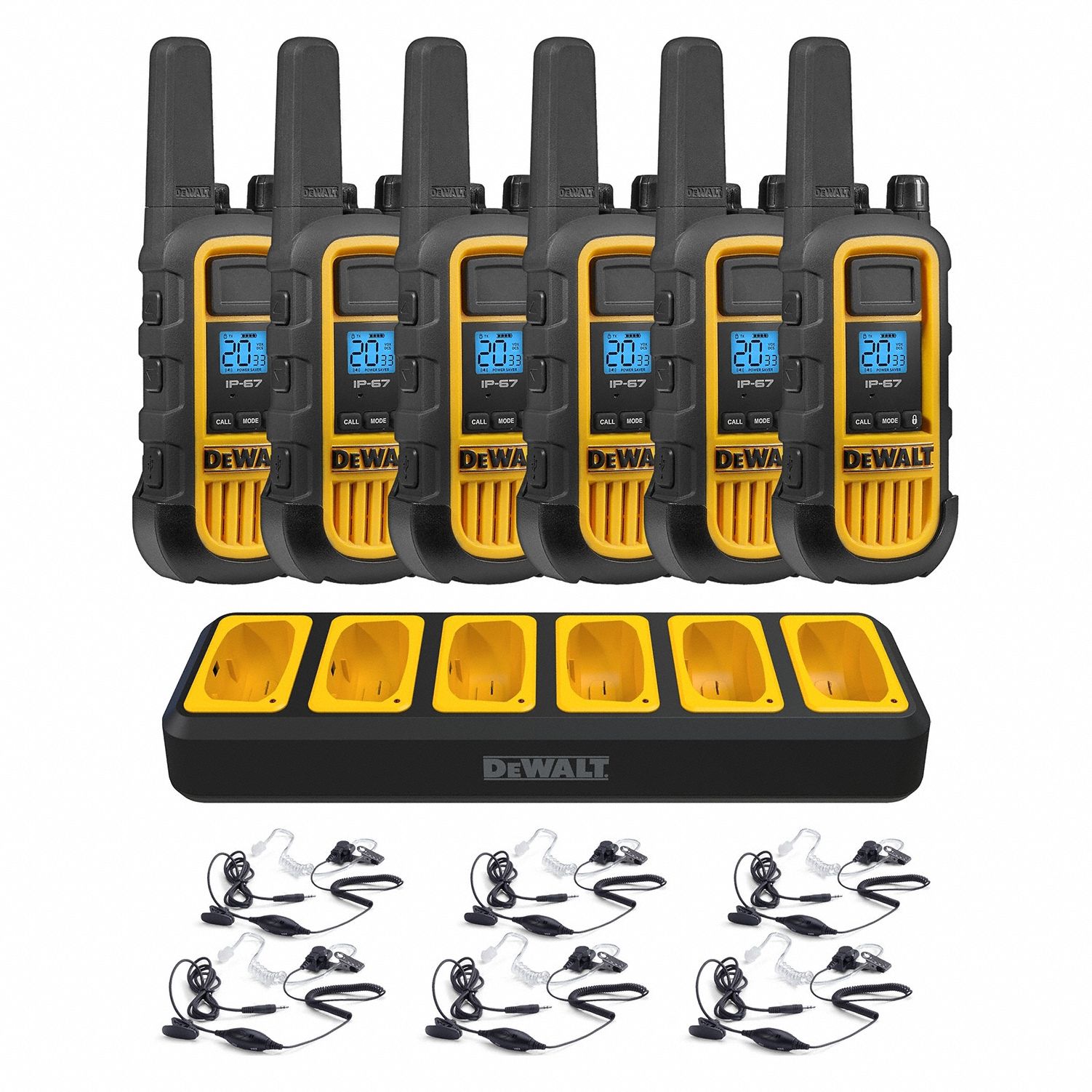 DEWALT, DXFRS800 Series, FRS/GMRS, Handheld Two Way Radio - 807RW9 ...