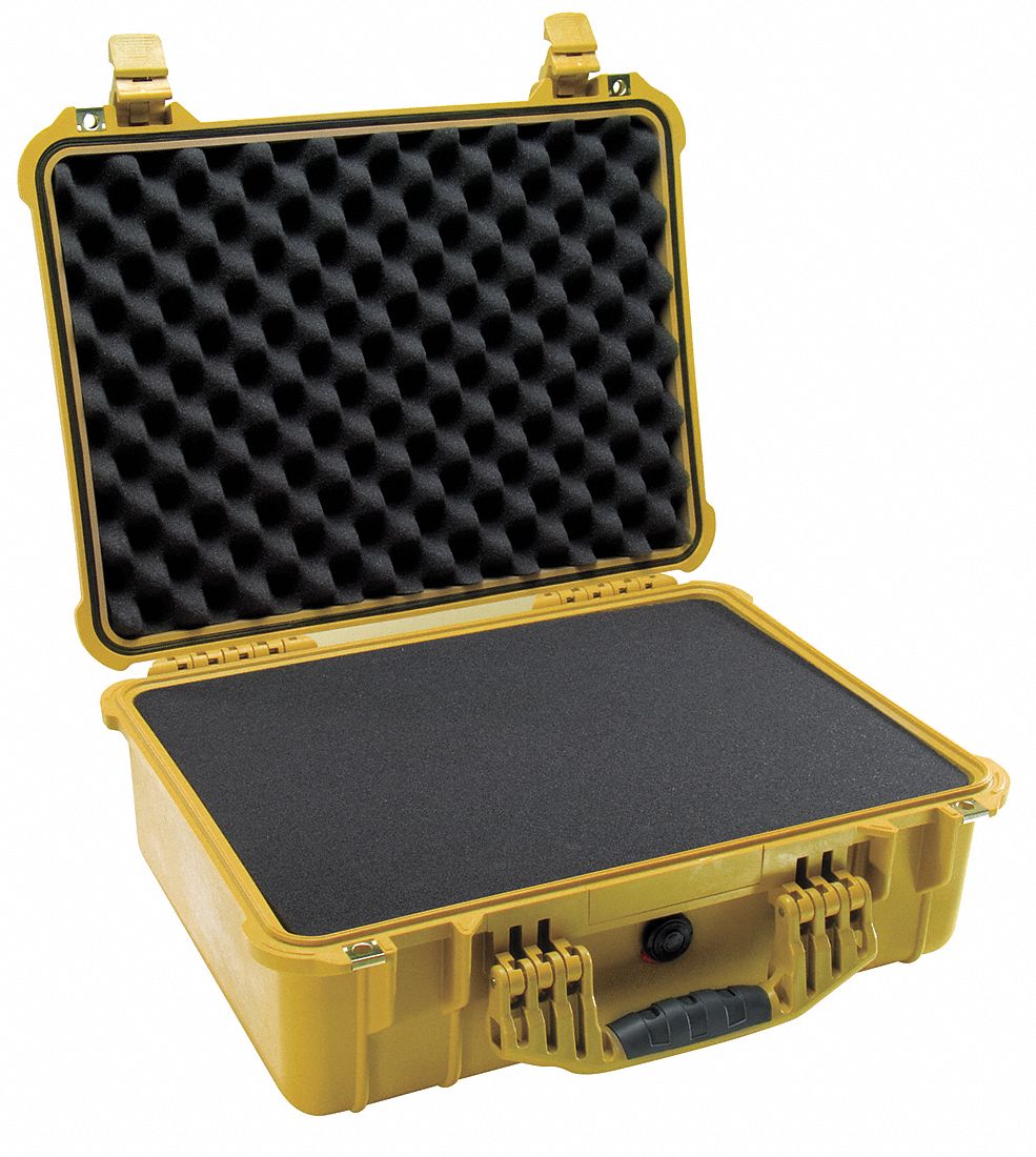 PELICAN, 12 7/8 in x 18 in x 6 3/4 in Inside, Convoluted/Pick and Pluck ...