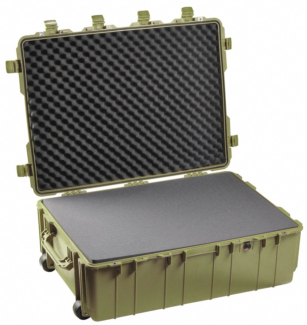 PELICAN, 24 in x 34 in x 12 1/2 in Inside, Convoluted/Pick and Pluck ...