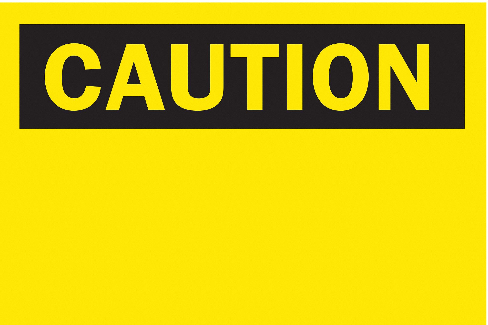 BRADY SIGN PREPRINTED HDR 10X14 - Safety, Facility and Grounds Signs ...