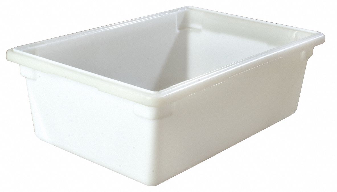 26 x 18 x 9 Polyethylene StorPlus Storage Container, White - Grainger