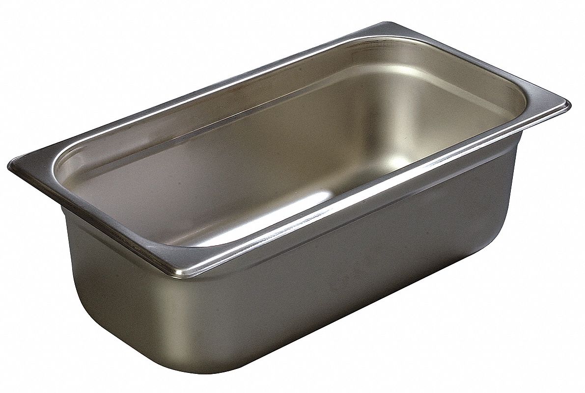 CARLISLE, Third Size, Rectangular, Steam Table Pan - 13F285|608134 ...