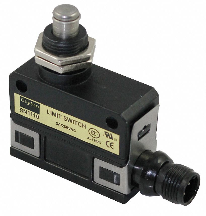 DAYTON, Plunger Actuator, 33 mm Mounting Hole Horizontal Center to ...