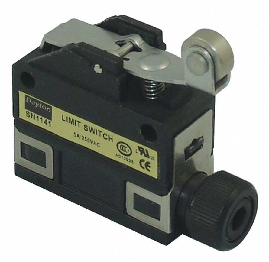 DAYTON, Roller Arm Plunger, Limit Switch - 13F516|13F516 - Grainger