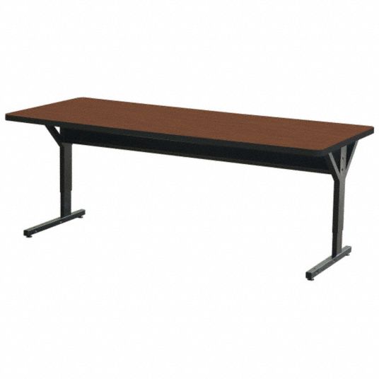 BALT, Laminate, Oak, Office Desk - 13F575|58065-7928-BK - Grainger