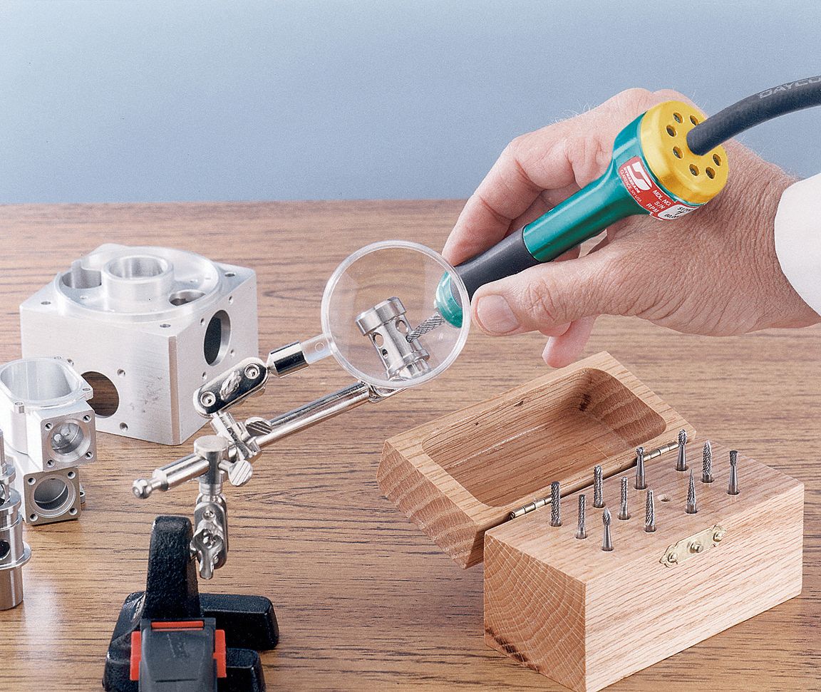 DYNABRADE Air Powered, Pencil Grinder, Heavy Duty, 40,000 RPM, 0.1 hp ...