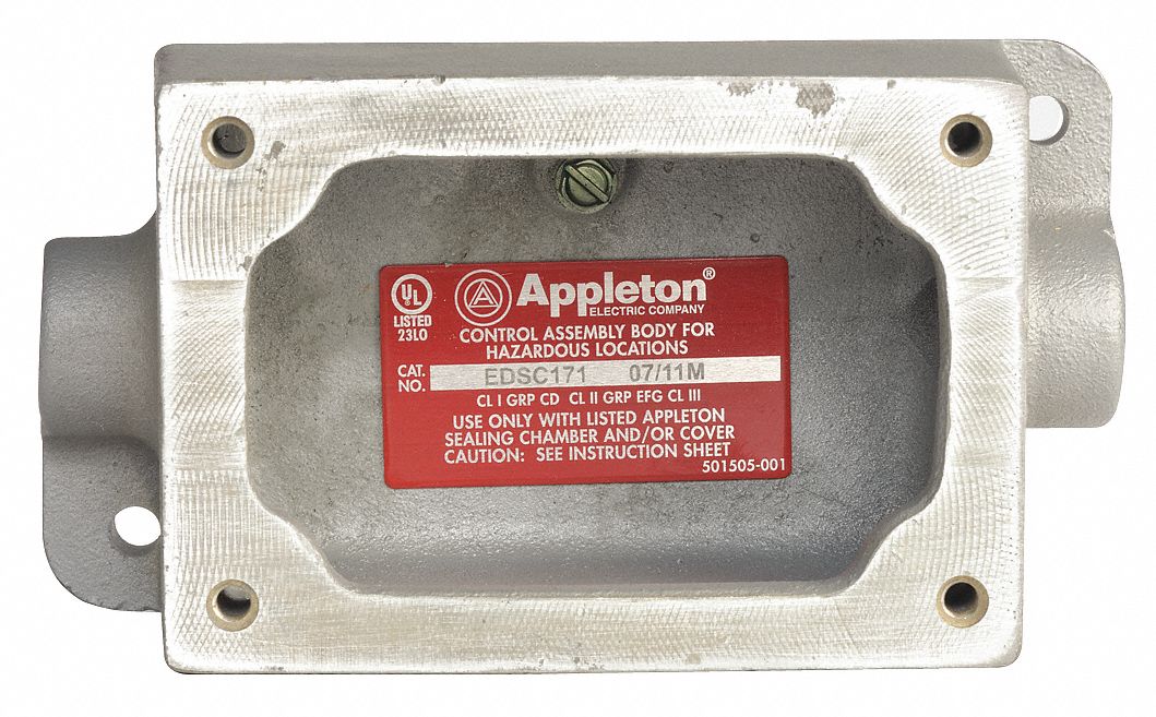 Appleton Electric EDSC271 Mounting Body 1gang 3/4in Feed-thru Iron for ...
