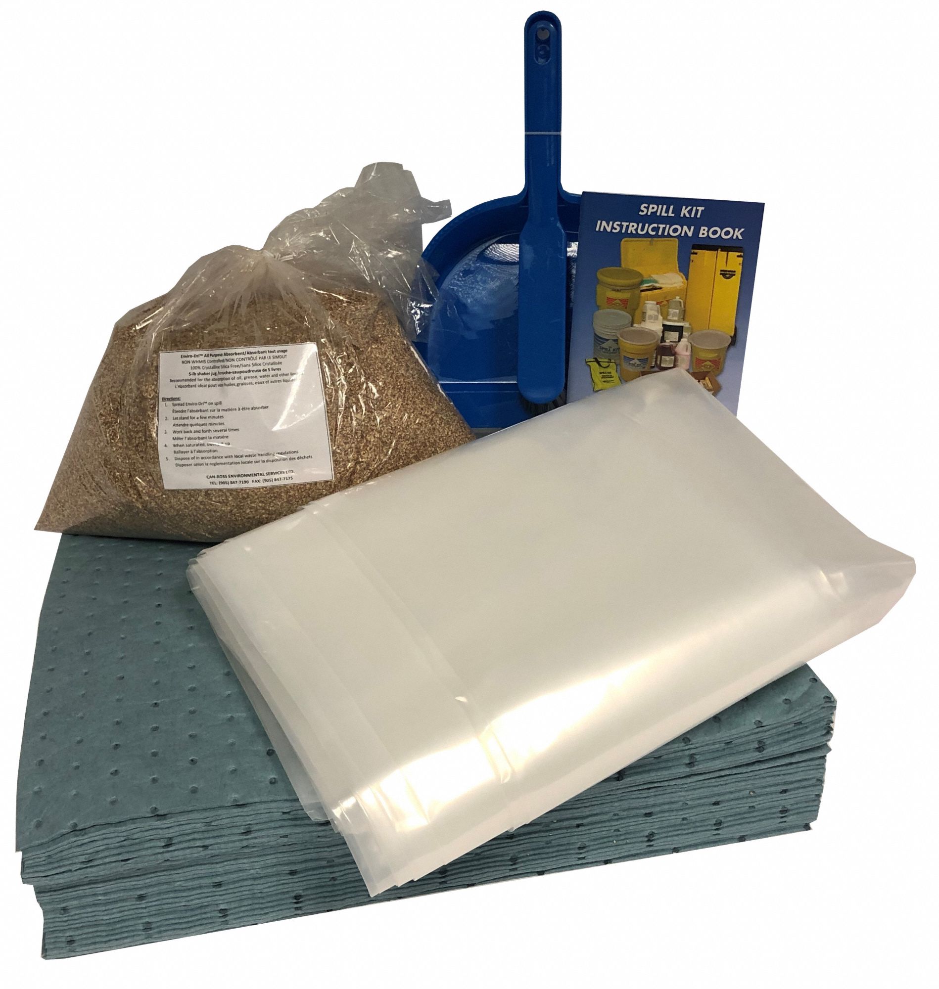 CAN-ROSS SPILL KIT, OIL ONLY, CARDBOARD BOX - Universal Spill Kits ...