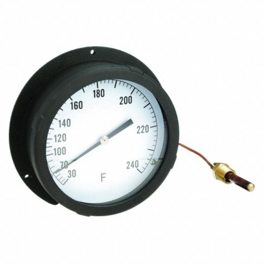Analog Panel Mount Thermometer - Grainger