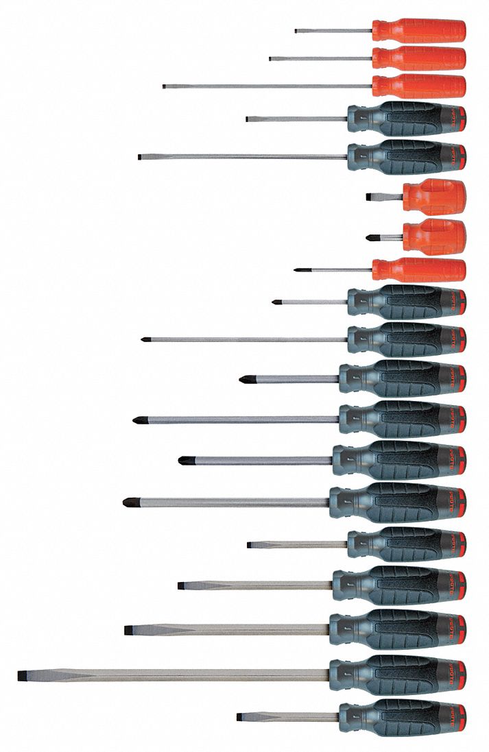 PROTO, 11-20 Pieces, 19 Pieces, General Purpose Screwdriver Set ...