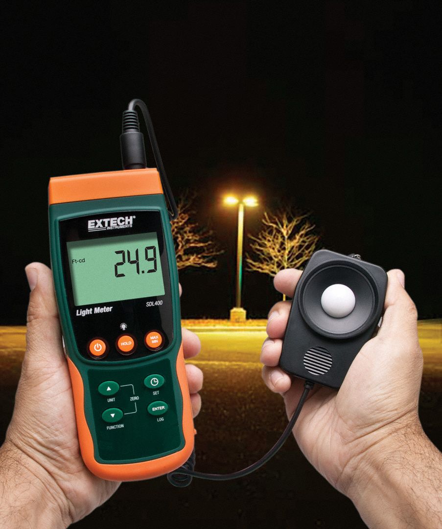 EXTECH Light Meter Datalogger - 13G531|SDL400 - Grainger