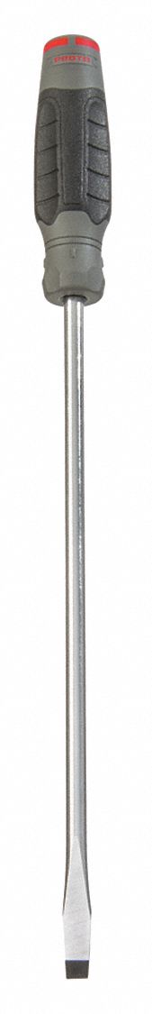 PROTO, 3/8 in Tip Size, Extra Long Lg, General Purpose Keystone Slotted ...