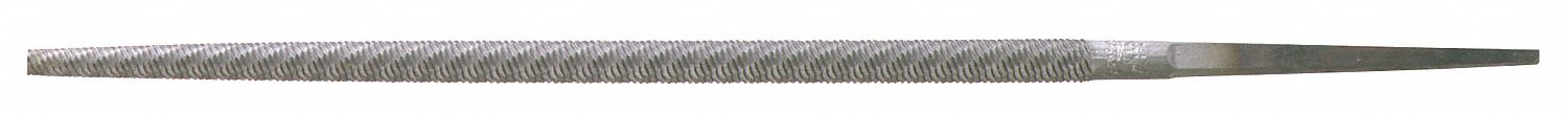 NICHOLSON Machinists File: Round, Single-Cut, Safe Edge Cut, Second Cut ...