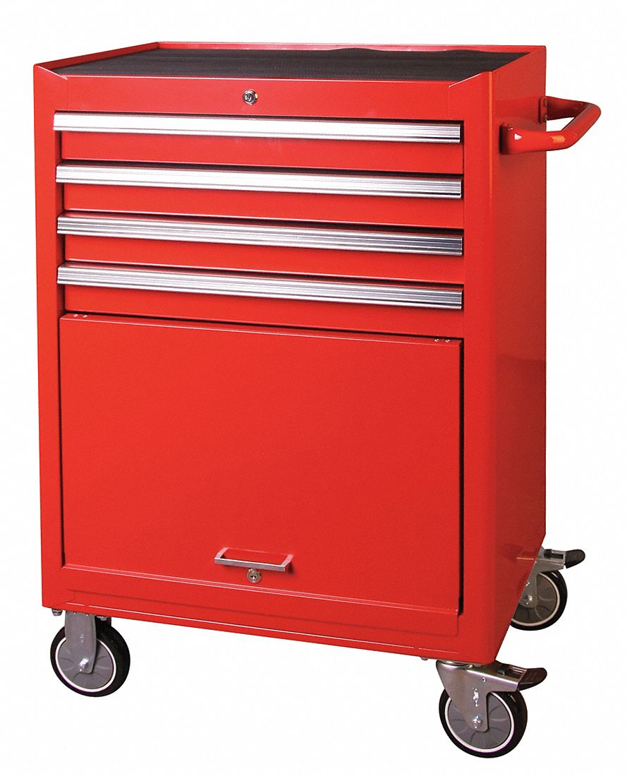 Rolling Cabinet, Number of Drawers 4 - Grainger