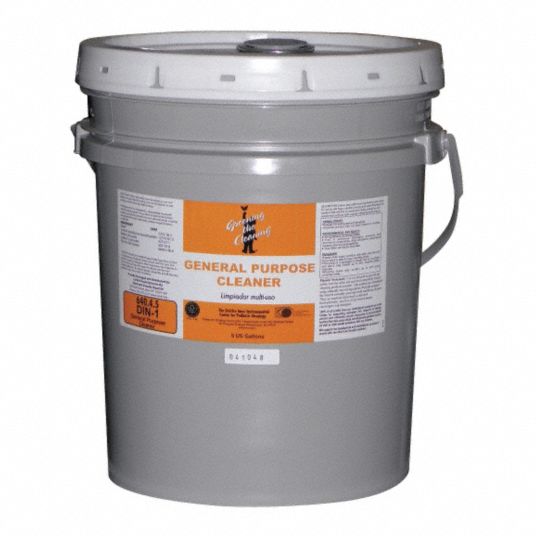 GREENING THE CLEANING, Bucket, 5 gal Container Size, All Purpose ...