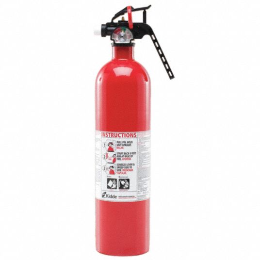 KIDDE Fire Extinguisher, Dry Chem, BC, 10B:C - 13H910|KGPLUS - Grainger KIDDE Fire Extinguisher, Dry Chem, BC, 10B:C - 13H910|KGPLUS - Grainger