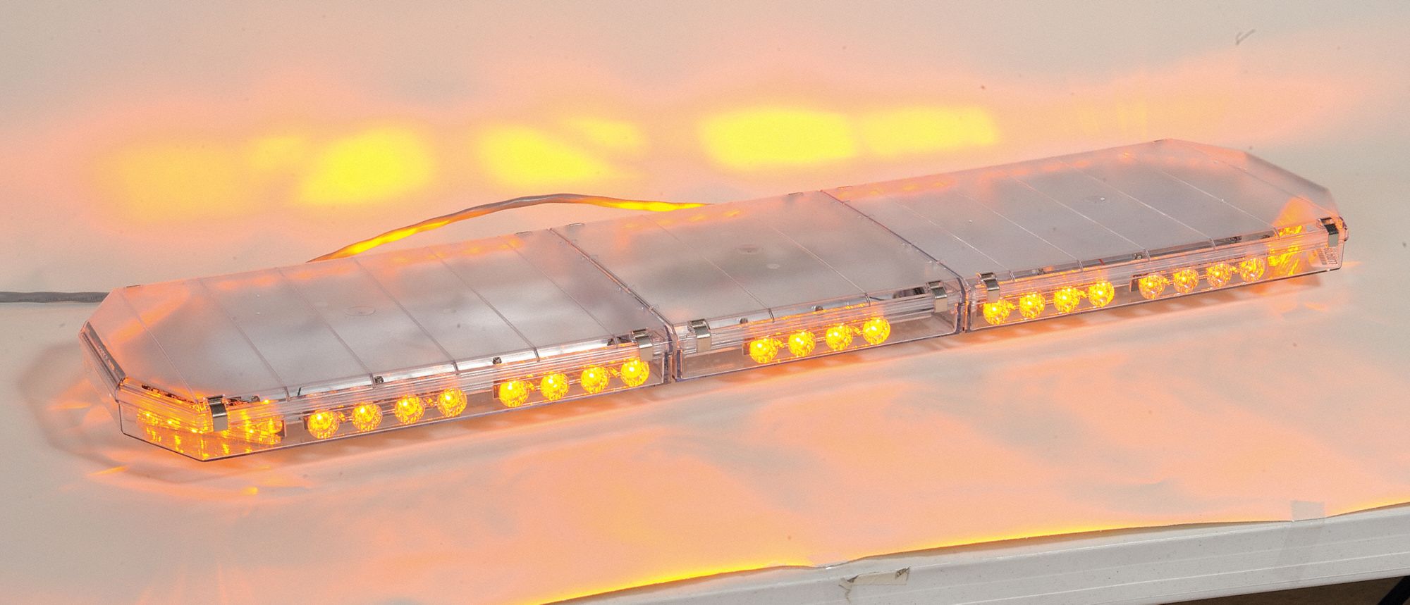 CODE 3, Amber, SAE Class 1, Low Profile Light Bar - 13K448|21TR4712 ...