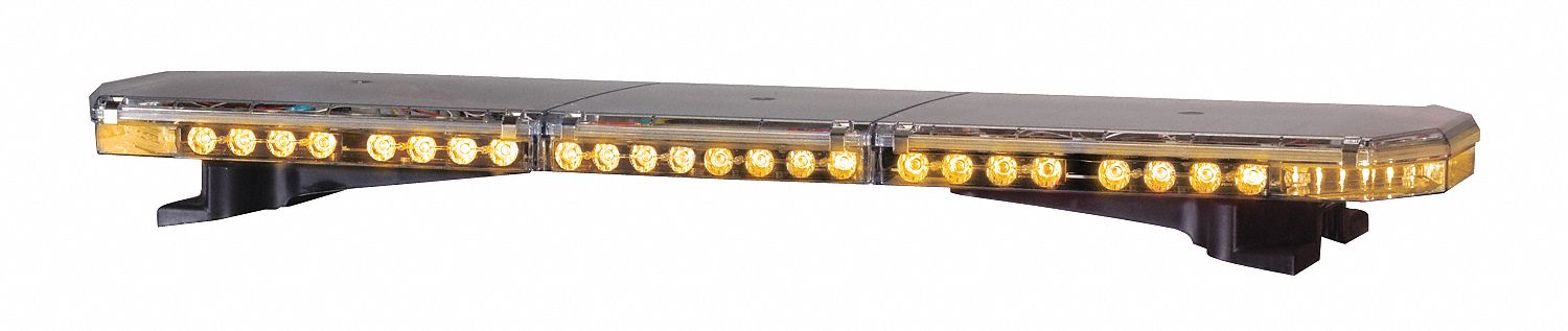 CODE 3, Amber, SAE Class 1, Low Profile Light Bar - 13K456|21-31648-C ...