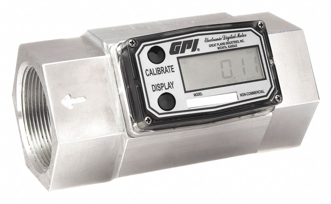 GPI, Digital Fuel Meter, Turbine, Electronic Flowmeter - 13K556|03A32GM ...