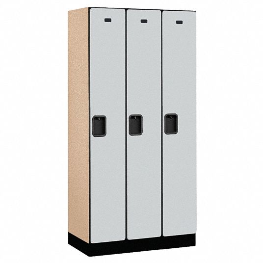 SALSBURY INDUSTRIES Wardrobe Locker, Assembled, Recessed Hasp - 13K770 ...