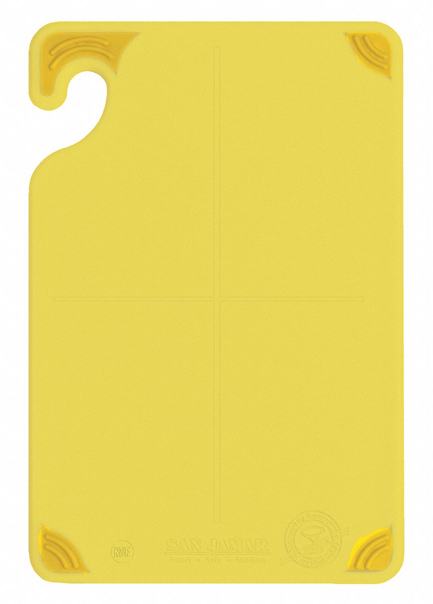T Grip, Yellow, 9 in Length, 6 in Width, 3/8 in Thickness - Grainger