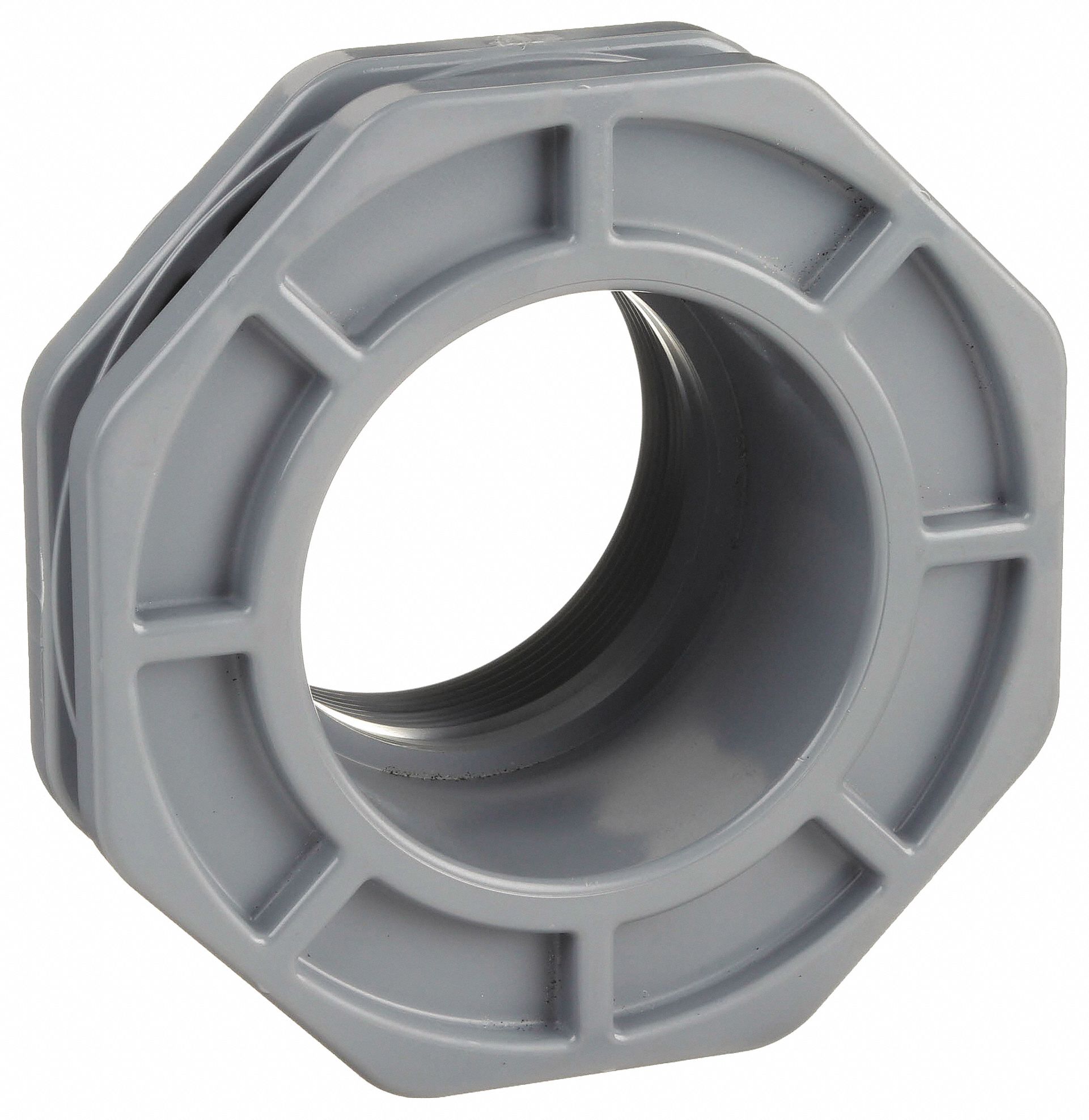 HAYWARD, CPVC Body, 3 in Female Socket Inside, Bulkhead Tank Fitting ...