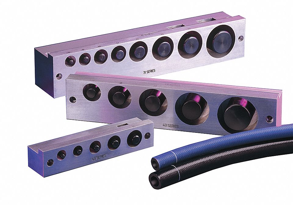 PARKER HOSE INSERTION DEPTH BLOCK, COMPATIBLE FITTINGS 43 SERIES -12 ...