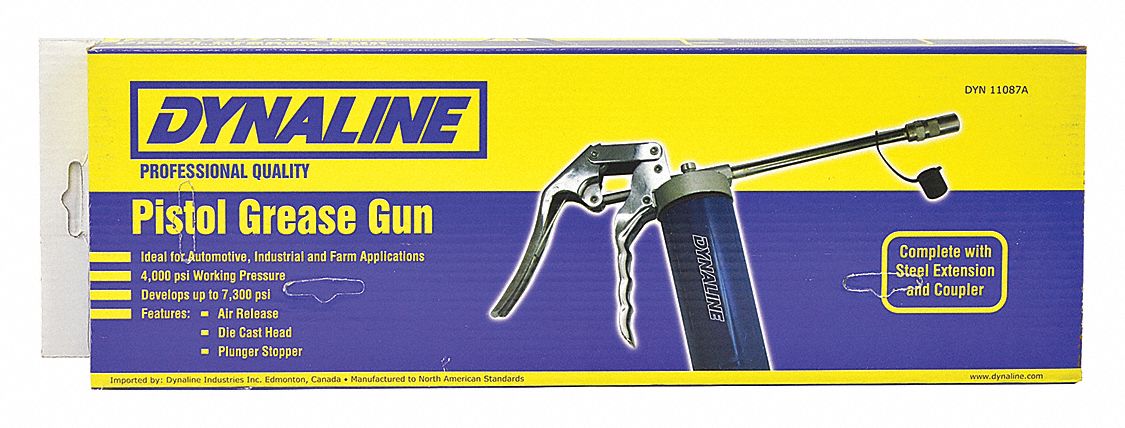 DYNALINE GUN GREASE PISTOL - Manual Grease Guns - DYL11087A | 11087A ...