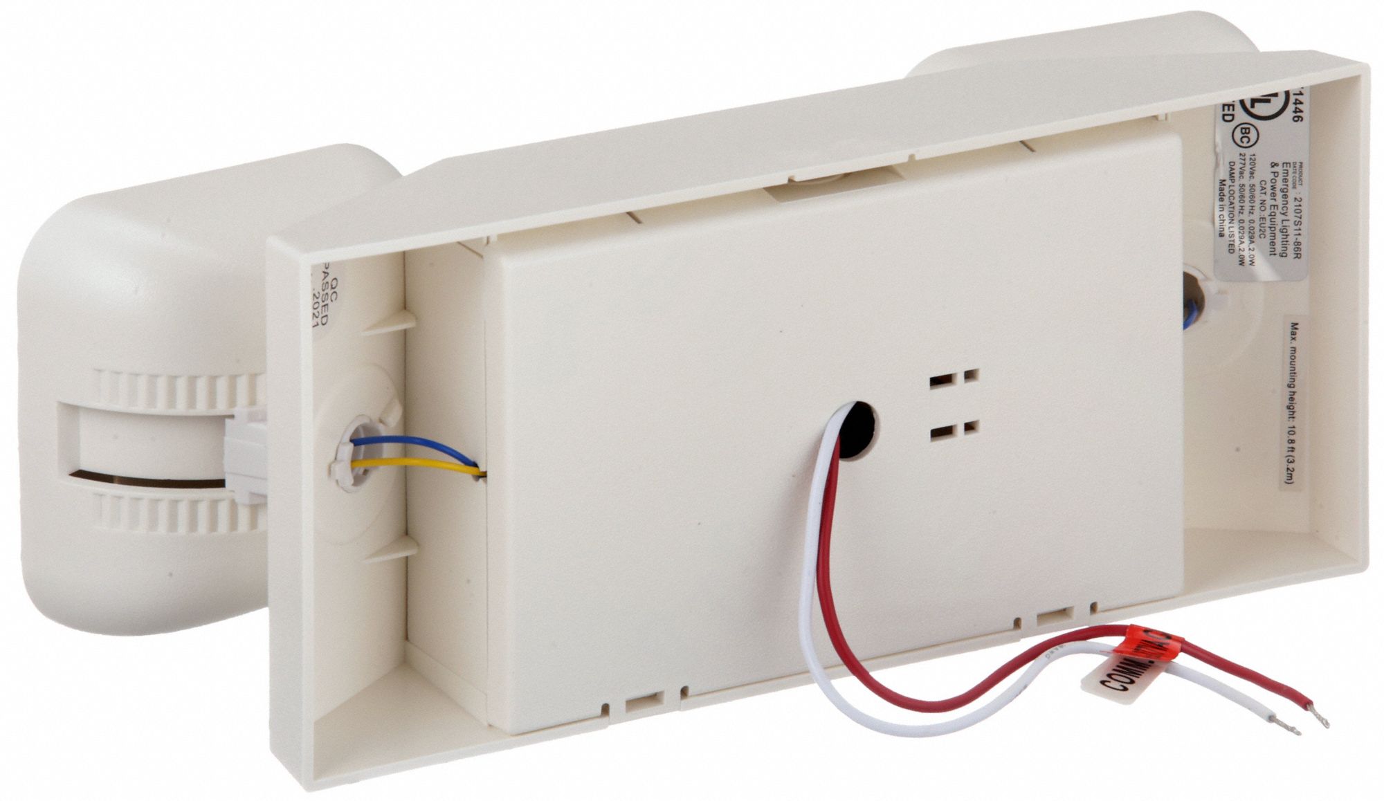 LITHONIA LIGHTING Emergency Light: LED, Damp Location Rated, 1.8 W Lamp ...