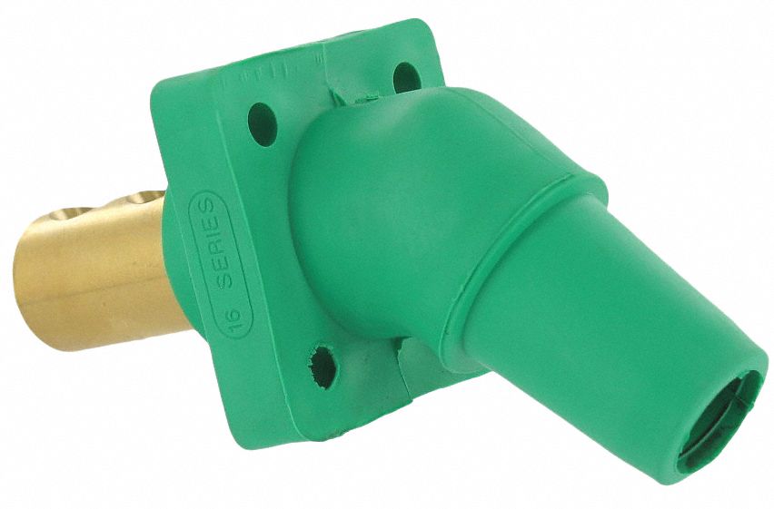 LEVITON Angled Receptacle, 3R, 4X, 12 NEMA Rating, 16, 300/400AC/DC ...