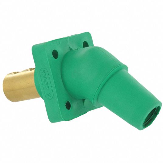 LEVITON Angled Receptacle, 3R, 4X, 12 NEMA Rating, 16, 300/400AC/DC ...