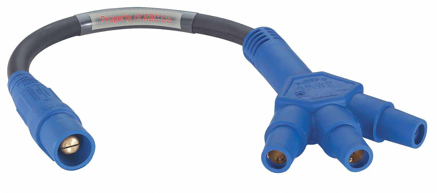 LEVITON Cabled Triple Connector, 3R, 4X, 12 NEMA Rating, 16, 300/400AC ...