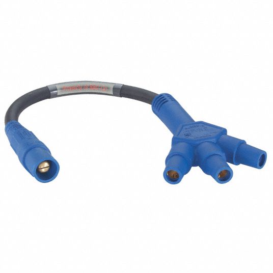 LEVITON Cabled Triple Connector, 3R, 4X, 12 NEMA Rating, 16, 300/400AC ...