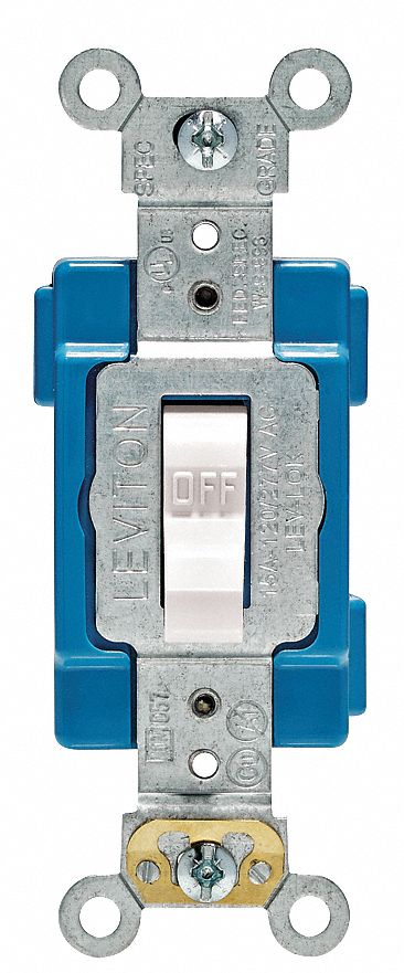 Wall Switch, 1-Pole, Maintained, Toggle - Grainger