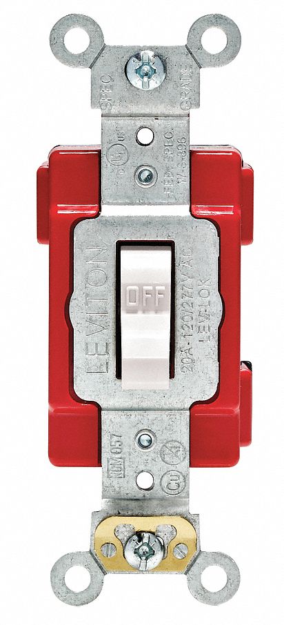 Wall Switch, 1-Pole, Maintained, Toggle - Grainger